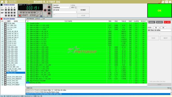 Jig test FCT mạch Main